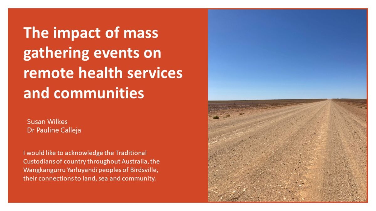 2nd Western Pacific Mass Gathering Events and Health Symposium - Mass ...